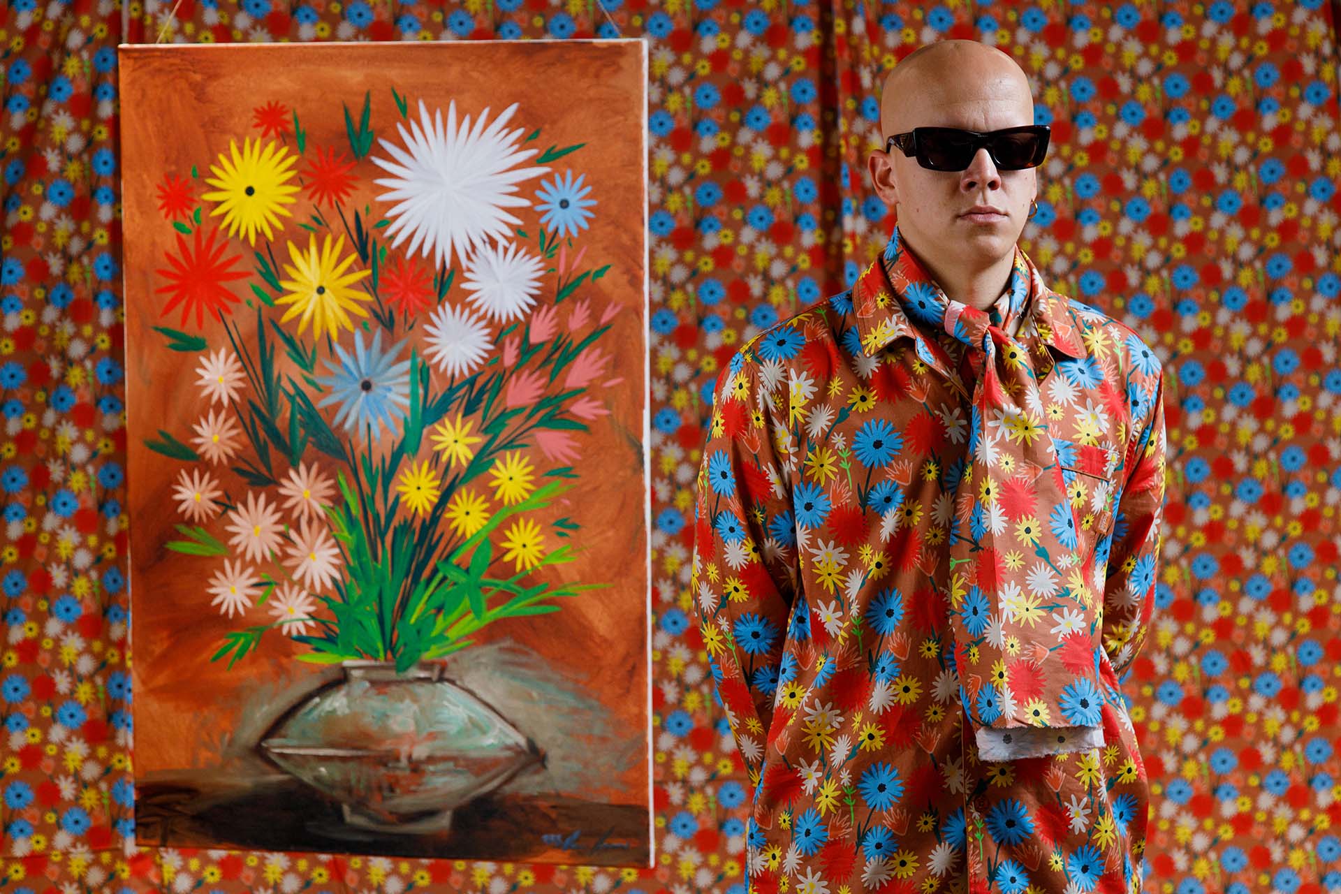 Pockies© Daan Koens x Pockies Boxer Floral Loungewear collection